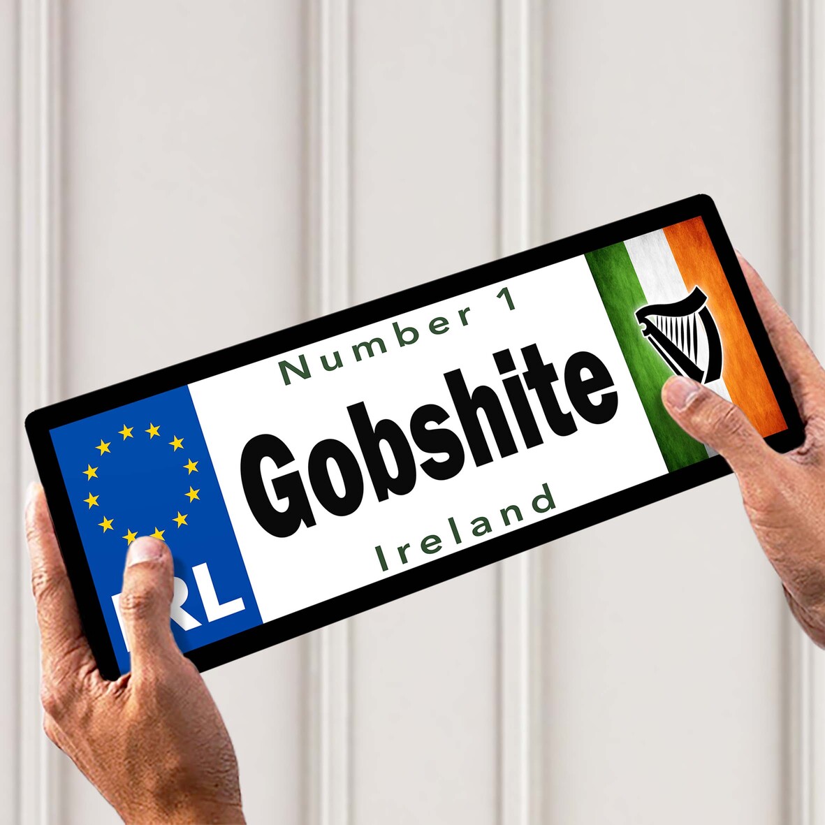 No 1 Gobshite Ireland Licence Plate – LocalIrishGifts